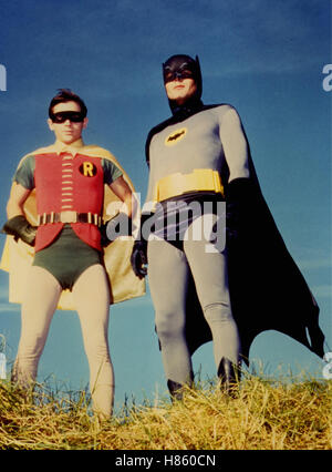 1966 , USA : ADAM WEST as Batman - Bruce Wayne , BURT WARD as Robin ...