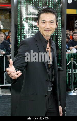COLLIN CHOU MATRIX RELOADED FILM PREMIERE WESTWOOD LOS ANGELES USA 07 ...