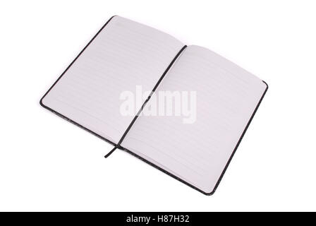 Open empty clean book angle side view isolated Stock Photo - Alamy