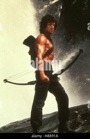 Rambo II - der Auftrag, (RAMBO II), Regie: George P. Cosmatos, SYLVESTER STALLONE Stock Photo ...
