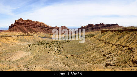 Utah, Arches National Park, Wolf Ranch (Turnbow Cabin Stock Photo - Alamy