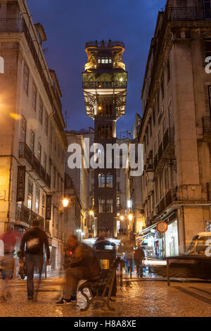 Santa Justa lift, Lisbon, Portugal Stock Photo - Alamy