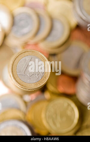 Close-up and perspective with the blurring of many objects forming an ...