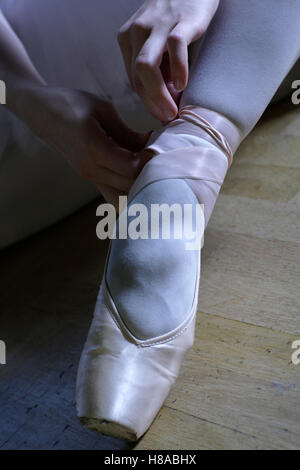 Ballet dancer details Stock Photo - Alamy