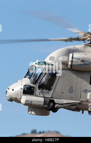 Royal New Zealand Navy SH-2G Sea Sprite prepares to land aboard USS ...