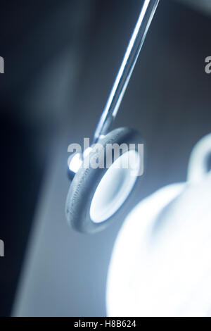 Doctor's reflex hammer tool used to test patient reflexes in knee and ...