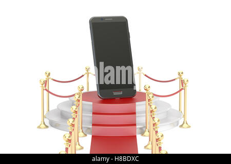 Ladder and smartphone Stock Photo - Alamy