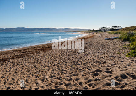 Gaspé Bay as seen from Barachois beach in Gaspe Peninsula, Quebec ...