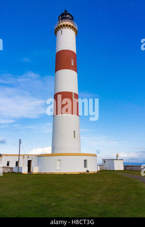 Tarbat Ness Lighthouse, Portmahomack, Highland, East Coast of Scotland ...