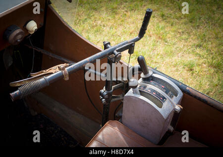 A rare Harding powered invalid carriage at an English show with ...