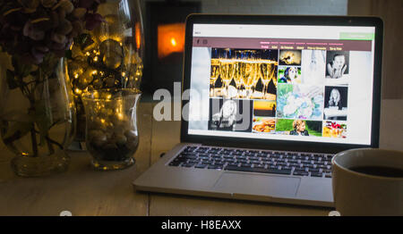 The homepage. Shot in Denmark Stock Photo - Alamy