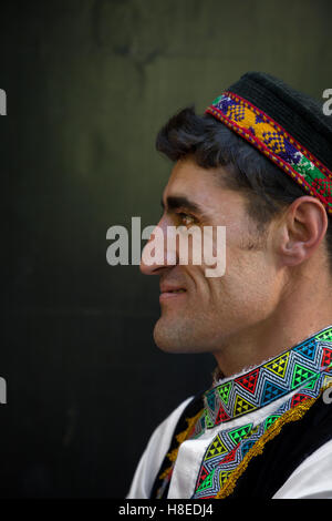 Portrait of Pamiri people - tajik man in Khorog wearing BOY cap - GBAO ...