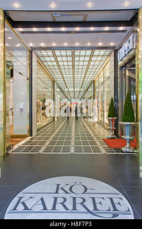 Koe-Karree shopping arcade, Koenigsallee shopping street, luxury ...