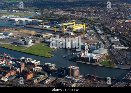 Belfast Aerial 2016 Stock Photo - Alamy