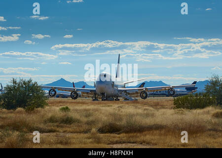 Aircraft Boneyard At Pinal Air Park, Tucson, Arizona Stock Photo - Alamy