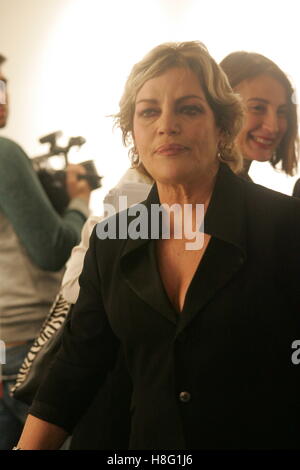 Actress Cristina Donadio and actor Salvatore Esposito attends to ...