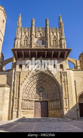 Huesca Cathedral - Spain Stock Photo - Alamy