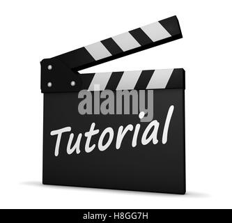 Tutorial symbol icon illustration Stock Photo - Alamy