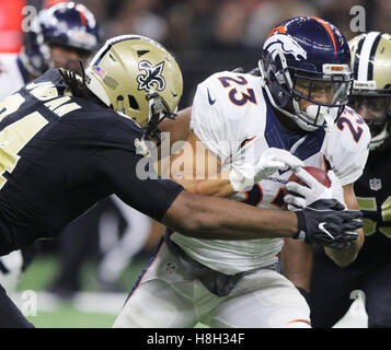 Denver Broncos running back Devontae Jackson (48) during an NFL preseason football game against ...
