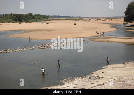 Kallanai (Grand Anicut) is an ancient dam built across the Kaveri River ...