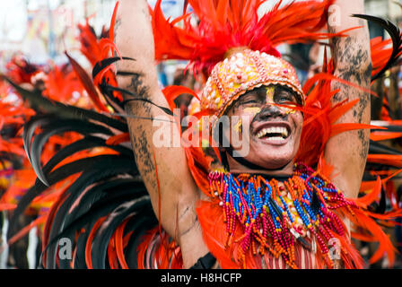 Dinagyang ati-ati festival, Iloilo, Philippines Stock Photo - Alamy