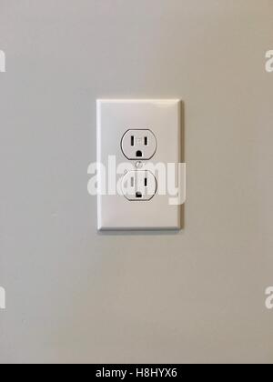 Electrical outlet on a wall Stock Photo - Alamy