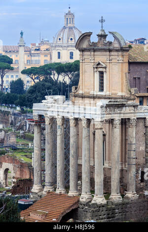Rome, Italy Roman Forum, Antonin and Faustine Temple , 1921 Cap Martin ...