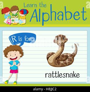 Snake. S letter. Cute children animal alphabet in vector. Funny cartoon ...