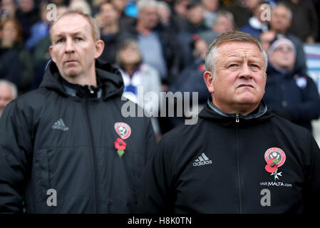 Chris Wilder of Sheffield United during the Emirates FA Cup Third Round ...