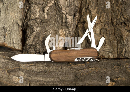 Knife the folding exclusive Stock Photo - Alamy