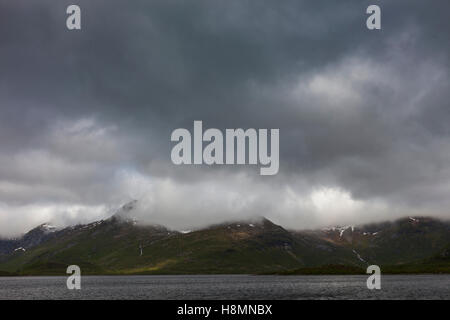 E10 highway to Svolvaer, Lofoten Islands, Norway Stock Photo - Alamy