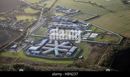 aerial view of HMP Rye Hill prison near Rugby, UK Stock Photo - Alamy