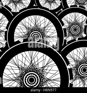 Bicycle wheel, bike wheels background pattern Stock Photo - Alamy