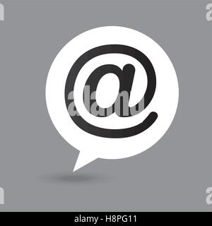 mail social media map pointer icon vector illustration eps 10 Stock ...