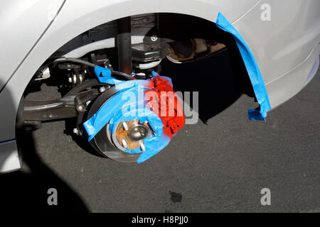 Painting a Disk Brake's Caliper Stock Photo - Alamy