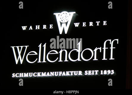 das Logo der Marke "Wellendorff", Berlin Stock Photo - Alamy