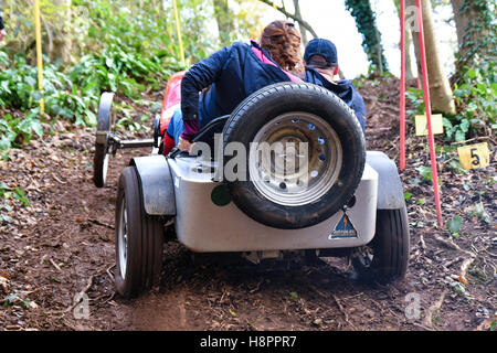 A sporting trials car taking part in the Roy Fedden Sporting Trial in ...