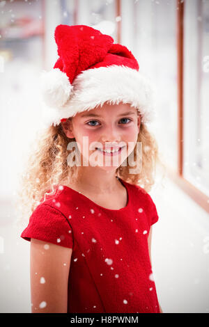 Child girl in Christmas time Stock Photo - Alamy