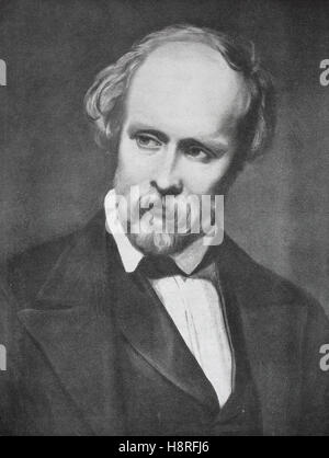 Christian Friedrich Hebbel - German poet and dramatist Stock Photo - Alamy