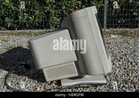 Cathode ray tube CRT computer monitors and domestic televisions ready ...