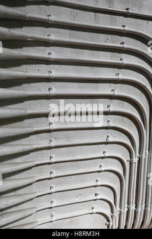 Set of electrical cables seen in a church Stock Photo - Alamy
