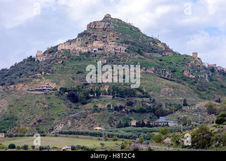 Village view, Agira, Sicily, Italy Stock Photo - Alamy