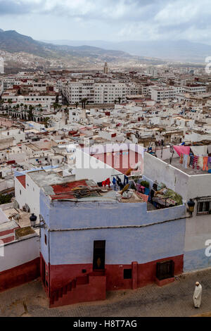 An View Of The City Of Tetouan Looking Towards The Rif Mountains ...