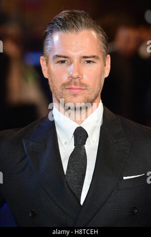 Josh Cowdery attending the European premiere of Fantastic Beasts and ...
