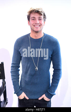 Sam Thompson, of Made in Chelsea, speaking at an AOL BUILD series ...