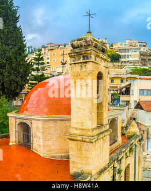 Israel, Nazareth, the dome of the Greek Catholic Church Stock Photo - Alamy