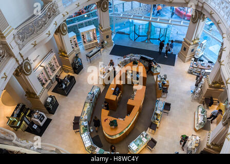 Interior of Neiman Marcus Department Store in the Hudson Yards Shopping ...