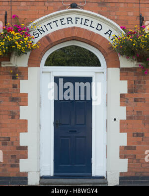 The door to the Snitterfield Arms pub, Snitterfield, Warwickshire ...