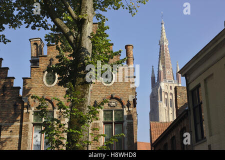 Walplein square of Brugge, Belgium Stock Photo - Alamy