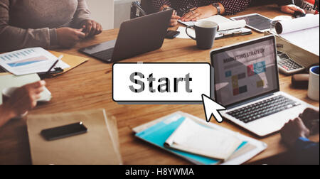 Start Starter Begin Build Launch Motivate First Concept Stock Photo - Alamy